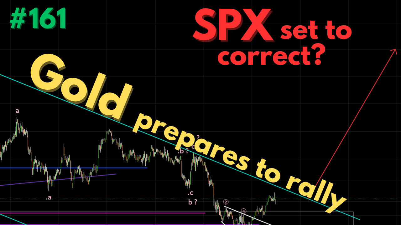 161. SPX set to correct? | Gold prepares to rally | Trading ...